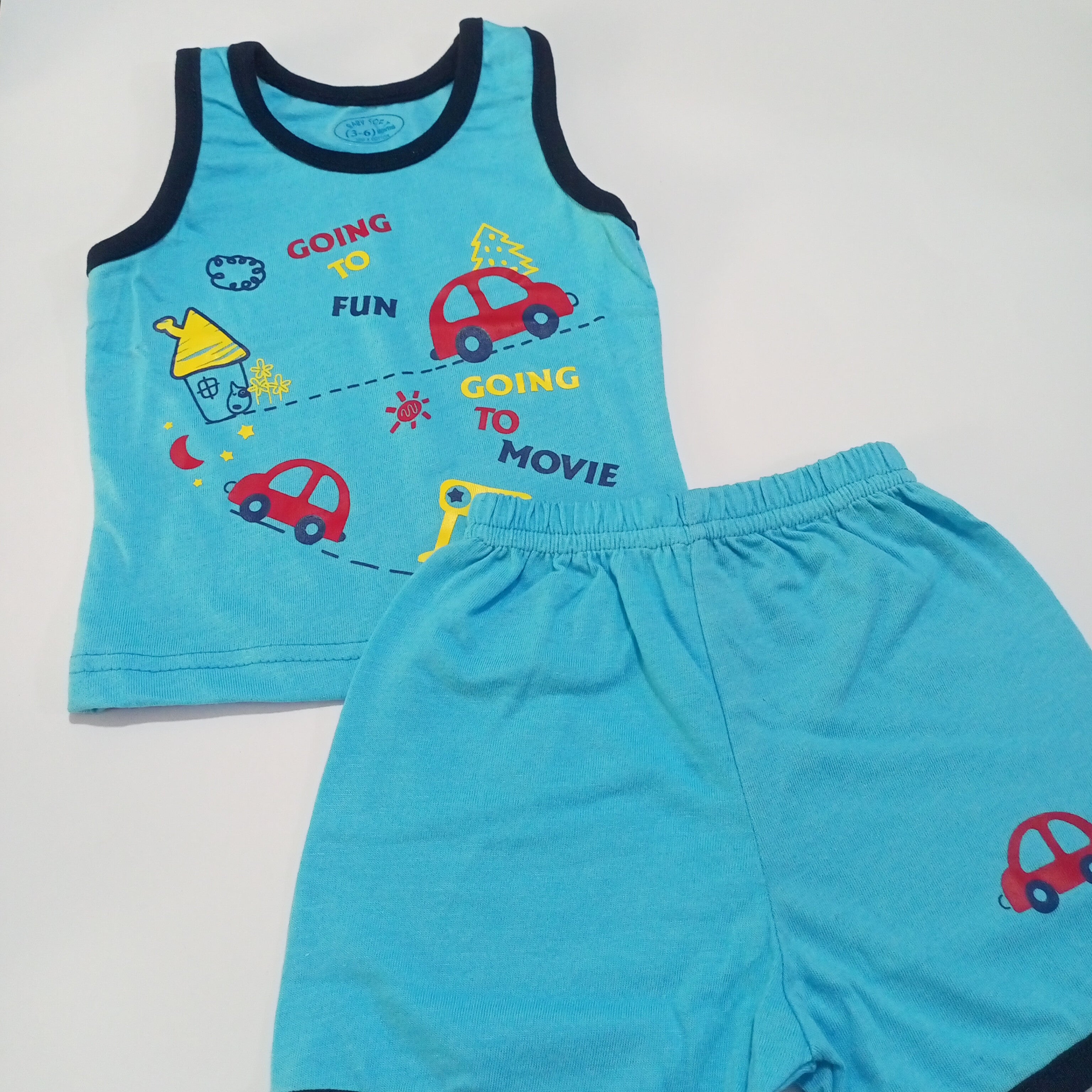 Sando & Nicker - Blue Car– Superior Babies