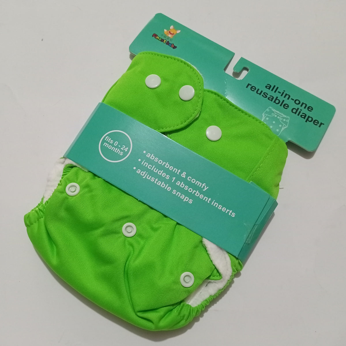 Reuseable Diaper - Green– Superior Babies