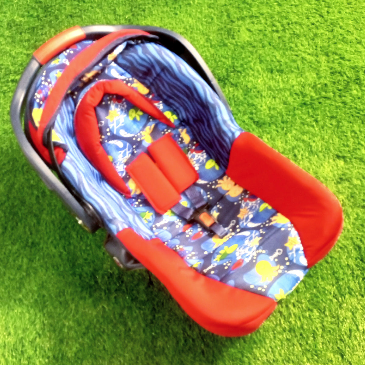 Jumbo Carry Cot - Blue - Design 1– Superior Babies