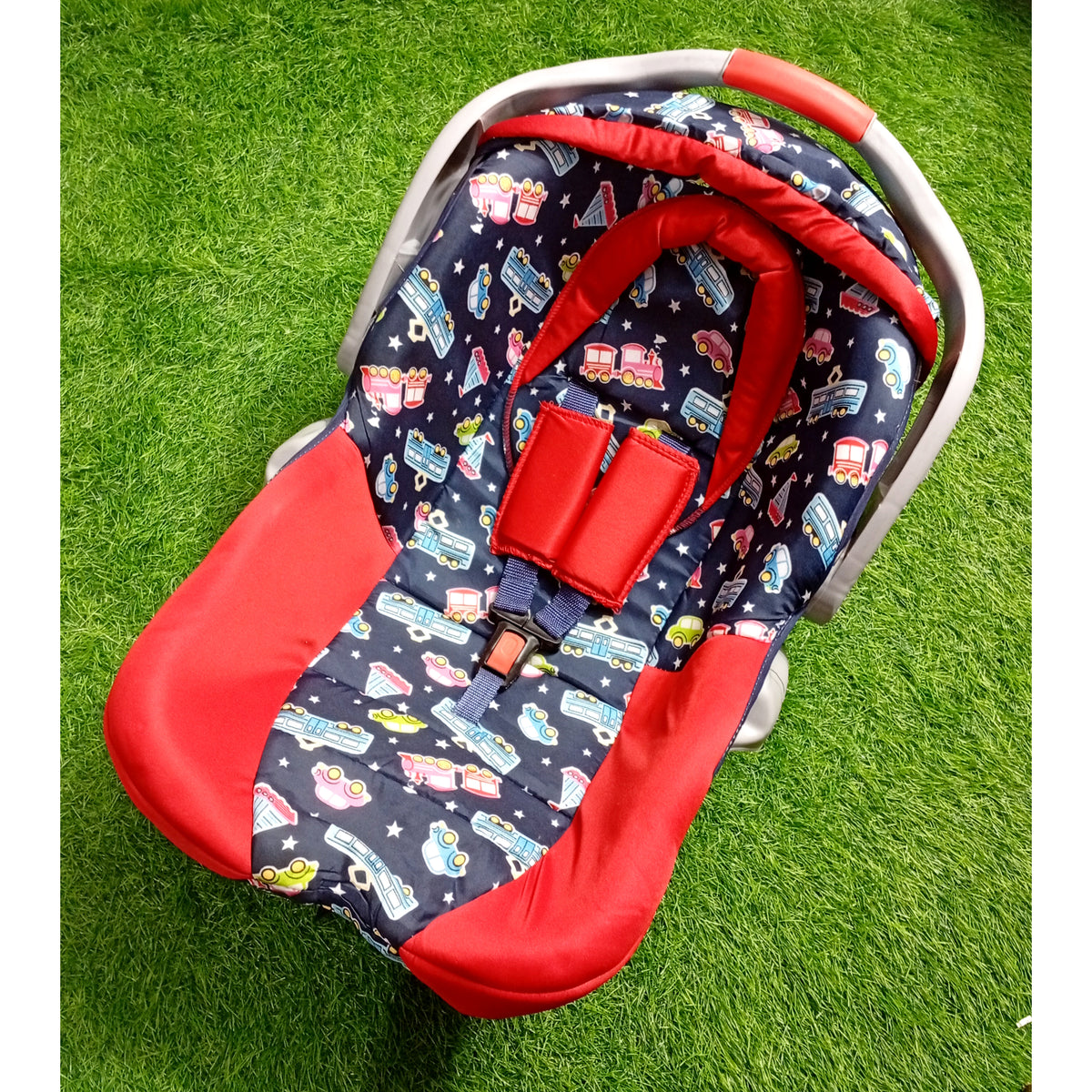 Jumbo Carry Cot - Gray - Design 8– Superior Babies