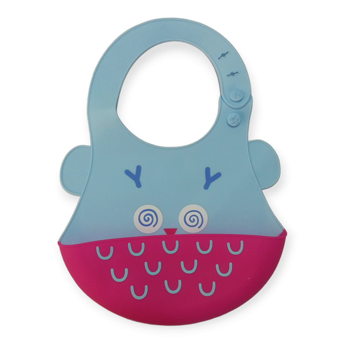 Container Bib - Blue & Pink– Superior Babies