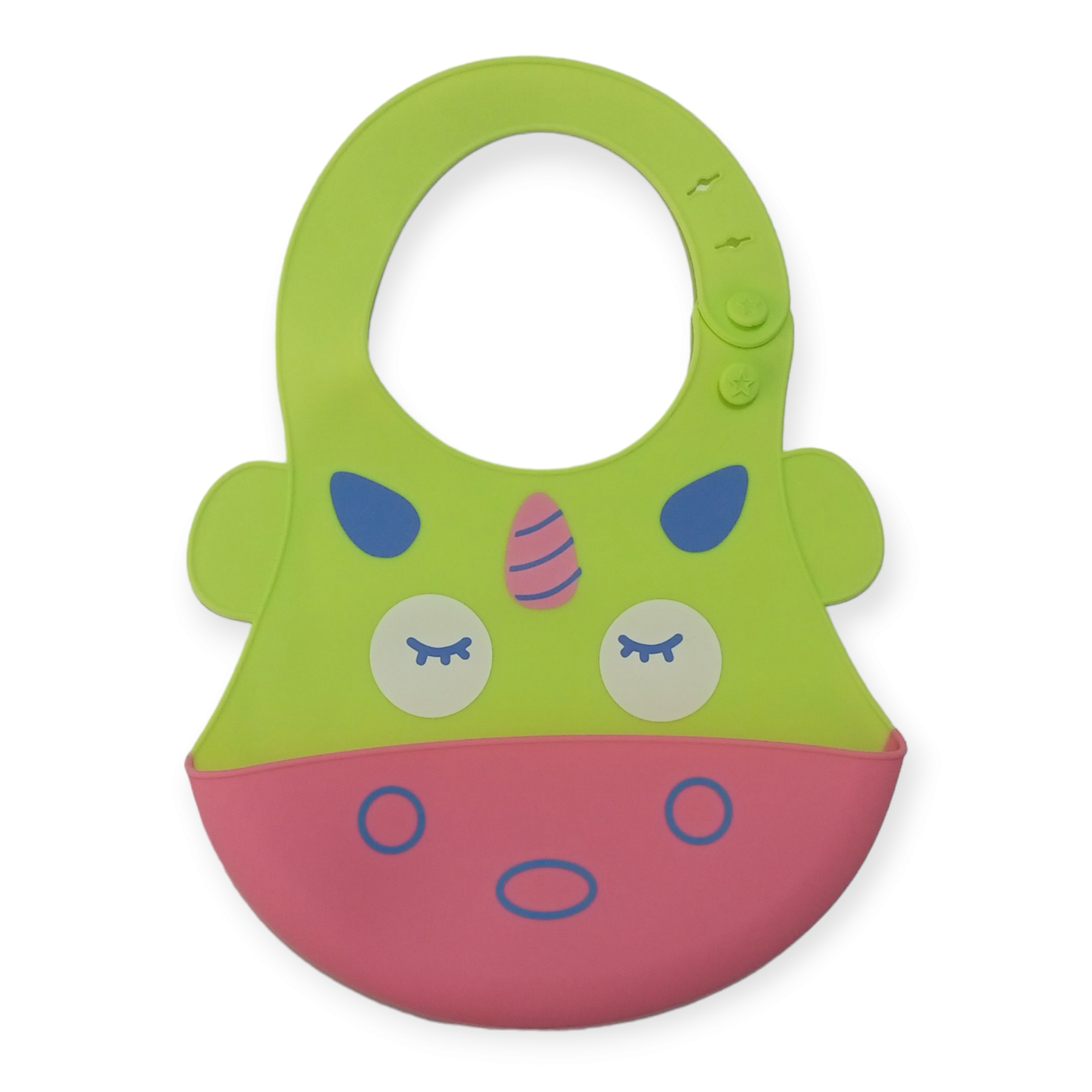 Container Bib - Green & Pink– Superior Babies